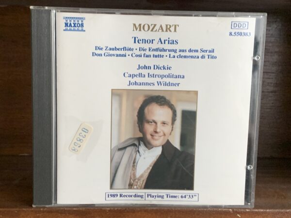 Mozart: Tenor Arias (John Dickie) - Bazar de Música
